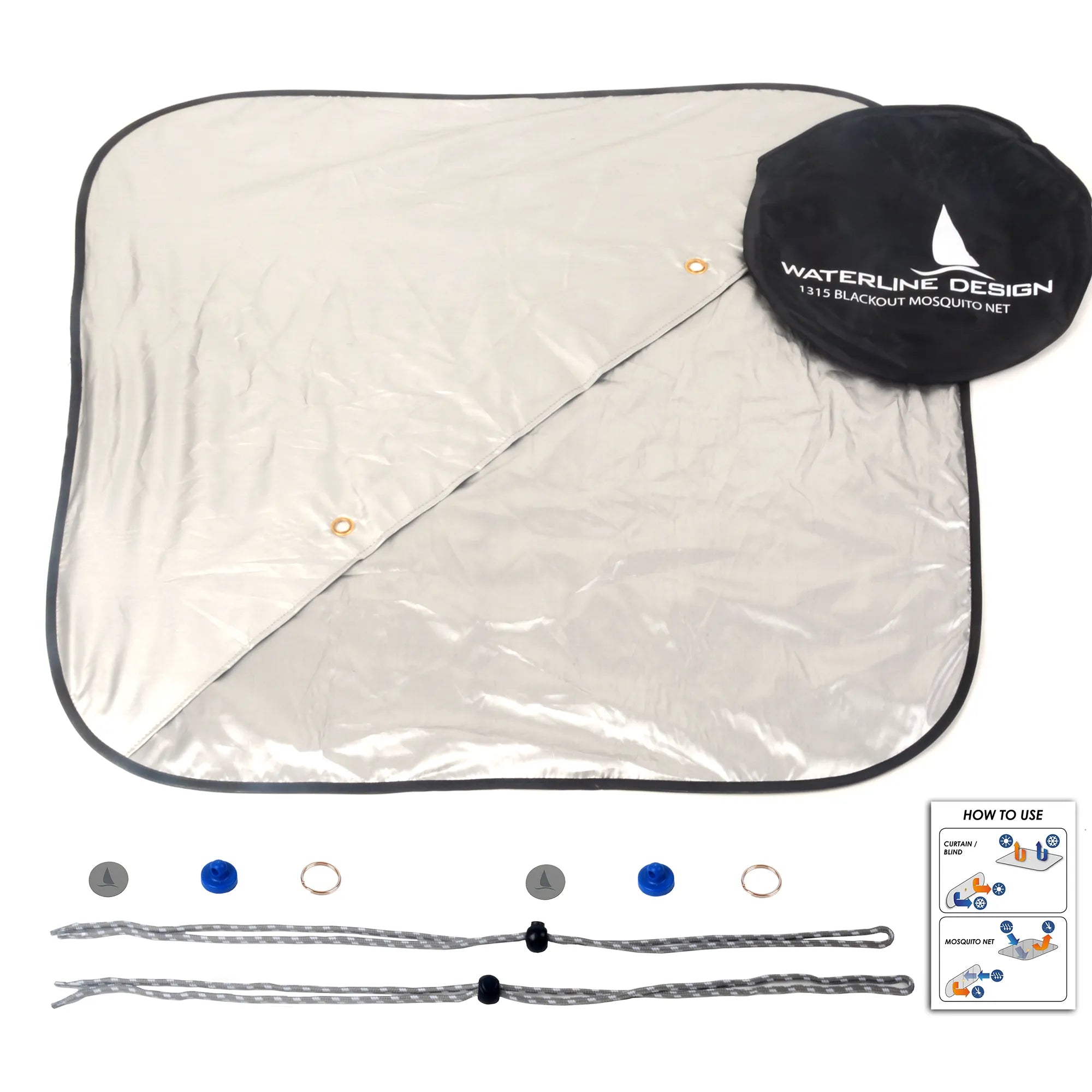 Waterline Design Ventilated Anti Mosquito/Insect Hatch Cover – Marine Scene