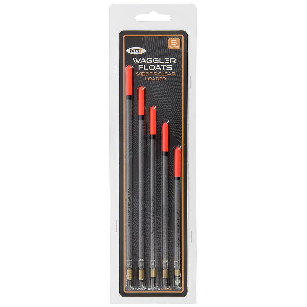 NGT Wide Tip Loaded Waggler Floats - Pack Of Five – Marine Scene
