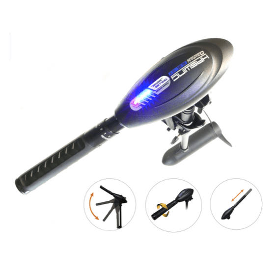 Haswing Osapian 55lb Saltwater Electric Trolling Motor 12V 63cm / 91cm ...