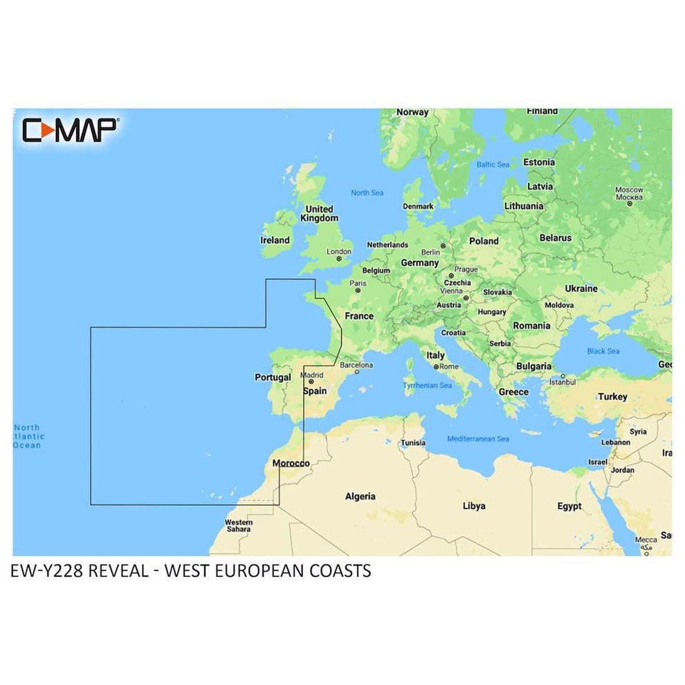 C-Map Reveal Electronic Map Charts – Marine Scene