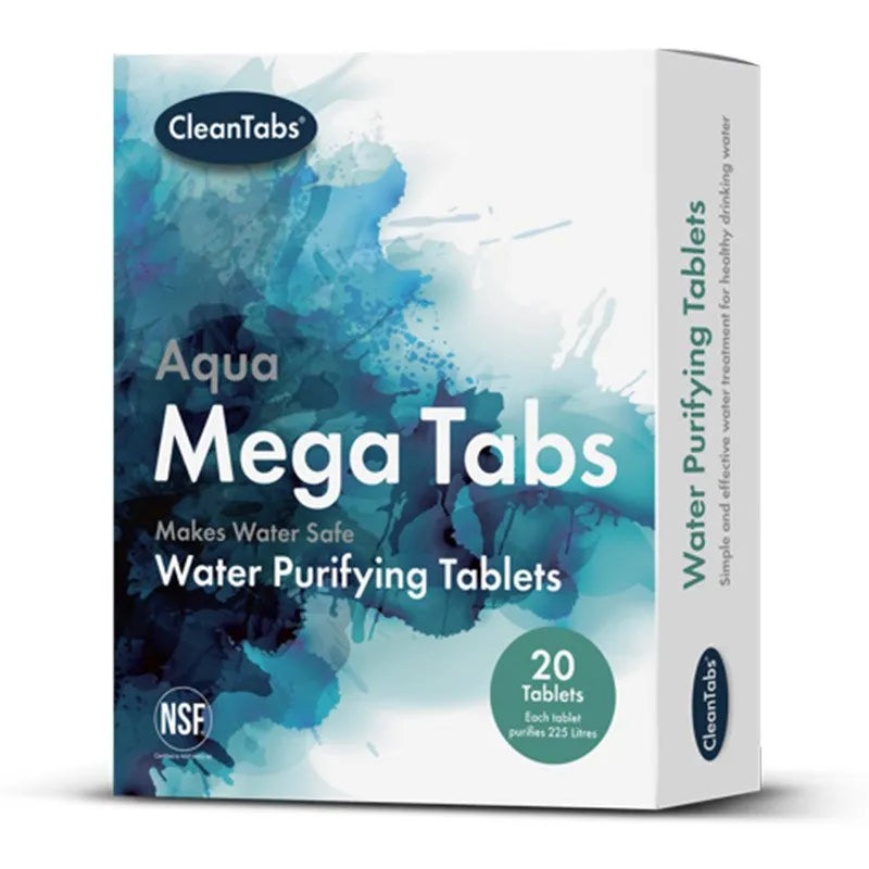 Clean Tabs Aqua Clean Mega Tabs Water Purification Tablets – Marine Scene
