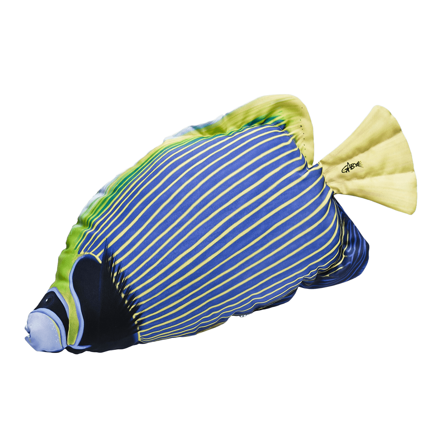 Gaby Fish Pillows, Nautical Gifts Mini Emperor Angelfish Tropical ...