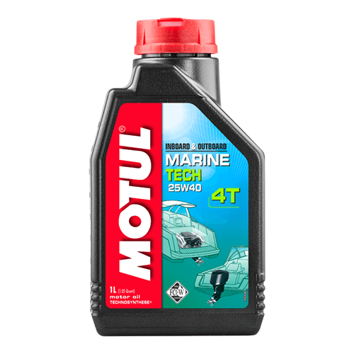 Motul Marine Tech 4 Stroke 25W40 Outboard & Inboard Engine Oil – Marine ...