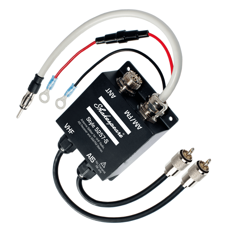 Shakespeare Antenna Splitter for VHF, AIS Receiver & AM/FM Speaker ...