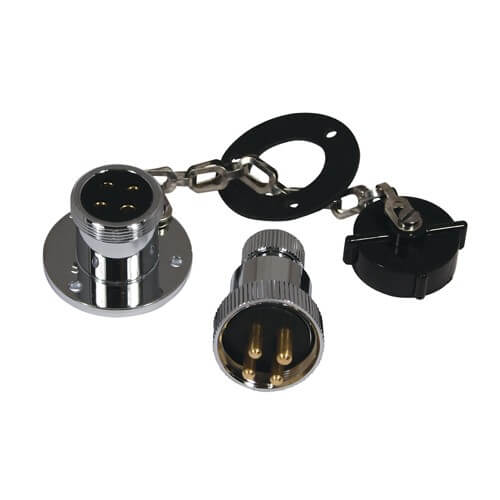 Waterproof 4 Pin Plug & Socket 3 Amp - 38mm – Marine Scene