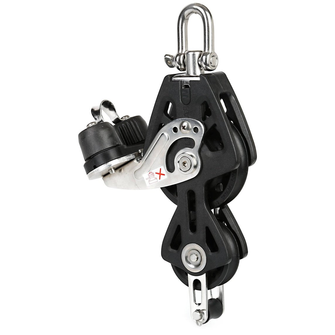 Lewmar 90mm Synchro Block Single With Fiddle, Becket & Cam – Marine Scene